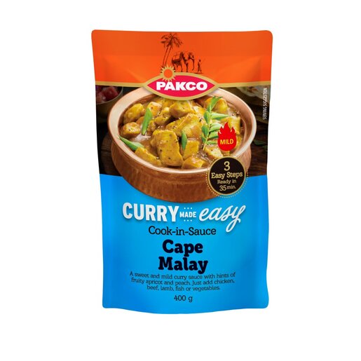 Pakco Curry Made Easy Cook In Sauce Cape Malay 400g | PnP