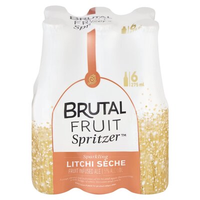 Brutal Fruit Litchi Seche Spritzer 6 x 275ml | Smart Price Specials ...