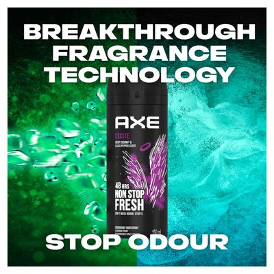 Axe Excite Aerosol Deodorant Body Spray 150ml | Smart Price Specials ...