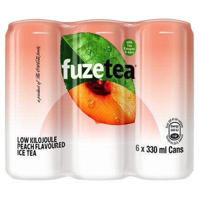 Fuze Tea Ready To Drink Peach 330ml x 6 | PnP