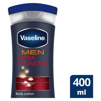 Vaseline Men Extra Hydration Moisturizing Body Lotion for Very Dry Skin ...