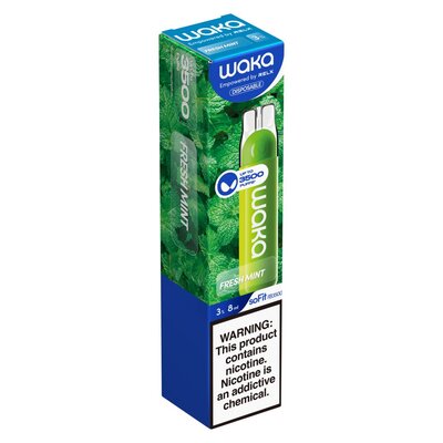 Waka Fresh Mint 3% Sofit Disposable Vape 3500 Puffs | PnP