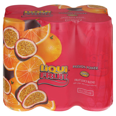 Liqui-Fruit Passion Power Juice Can 330ml x 6 | PnP