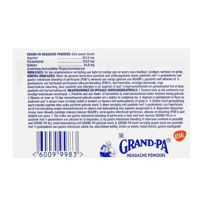 Grand-pa Headache Tablets 76s | PnP