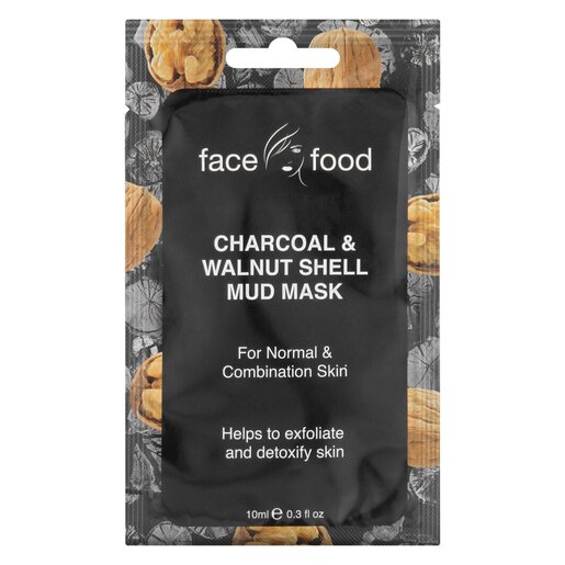 FACE/FOOD CHARCOAL & WALNUT SHELL MASK | PnP