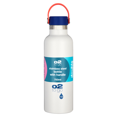 O2 To Go Stainless Steel Double Wall 750ml With Handle | Smart Price ...