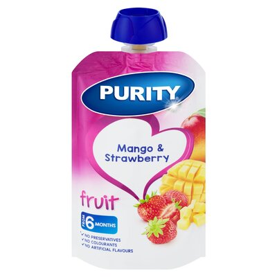 Purity Pouch Mango & Strawberry 110ml from 6 Months | PnP