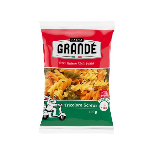 Pasta Grande TriColour Screws 500g | PnP