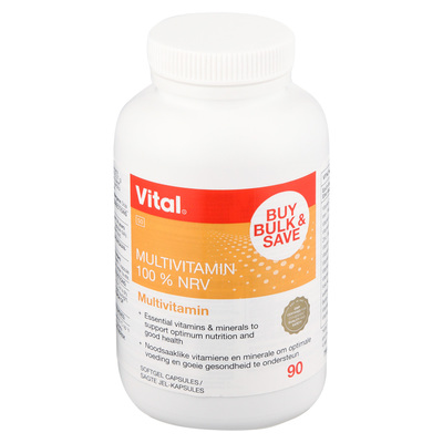 Vital Multivitamin 100% NRV Capsules 90's x 30 | PnP
