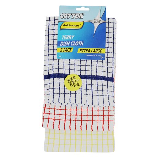 Goldenmarc Terry Dishcloth 3 Pack | Smart Price Specials | PnP Home