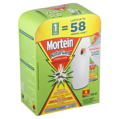 Mortein Target NaturGard Complete Dispenser plus Refill (1 x 236ml) | PnP