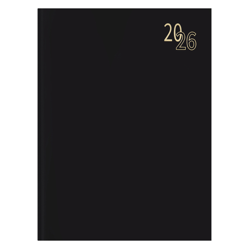 Donau Assorted 2026 A4 Black & Blue A Day Regency Diary | PnP