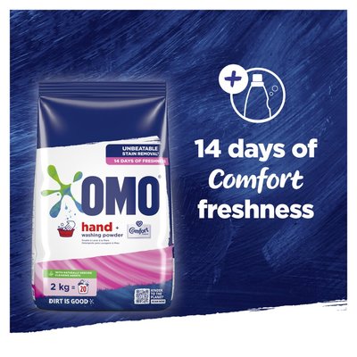 Omo Stain Removal Hand Washing Powder Detergent with Comfort Freshness ...