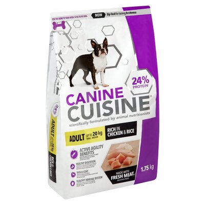 Canine Cuisine Dog Food Adult Small Breed Chicken & Rice 1.75kg | PnP