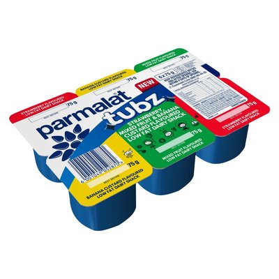 Parmalat Tubz Fruit Dairy Snack 6 x 75g | PnP