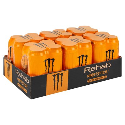 Monster Rehab Peach Energy Drink 24 x 500ml | PnP