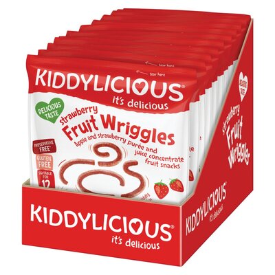 Kiddylicious Strawberry Fruit Wriggles 12g | PnP