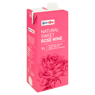 PnP Natural Sweet Rose Wine 1L | PnP
