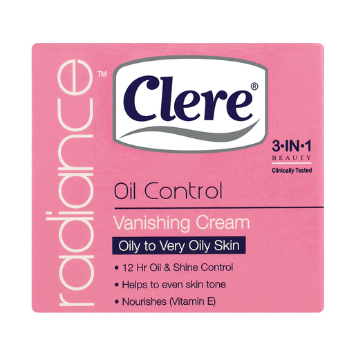 Clere Radiance Oil Control Vanishing Cream 50ml | PnP