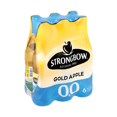 Strongbow Gold Apple 0.0 Non Alcoholic 6 x 330ml | PnP