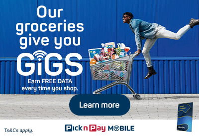 Earn Free Data with PnP Mobile when you shop at Pick n Pay! | PnP