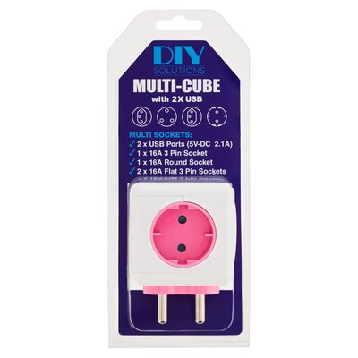 DIY Adaptor Cube Plug Black | PnP