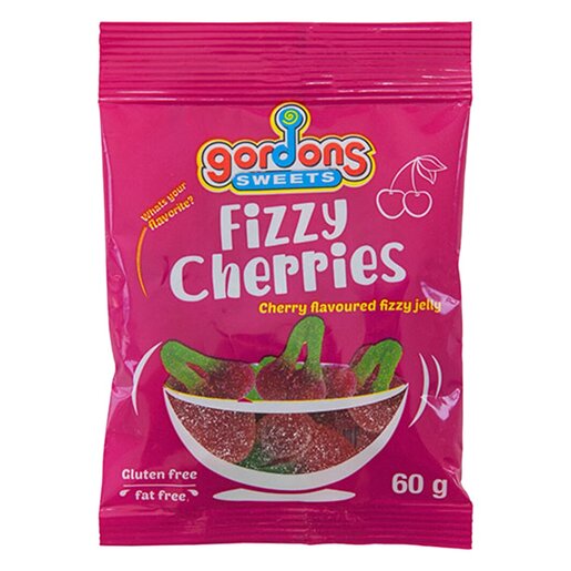 Gordons Sweets Fizzy Cherries 60g | PnP