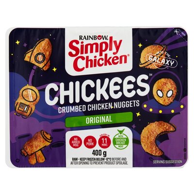 Rainbow Simply Chicken Into The Galaxy Chickees Crumbed Chicken Nuggets ...