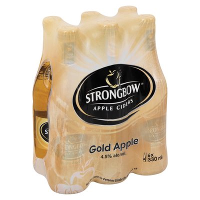 Strongbow Gold Apple Bottle 6 x 330ml | Smart Price Specials | PnP Home