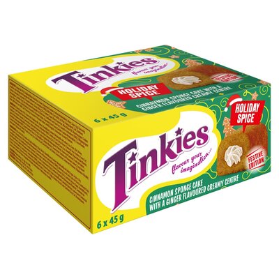 Tinkies Holiday Spice Festive Edition Sponge Cake 6 x 45g | PnP