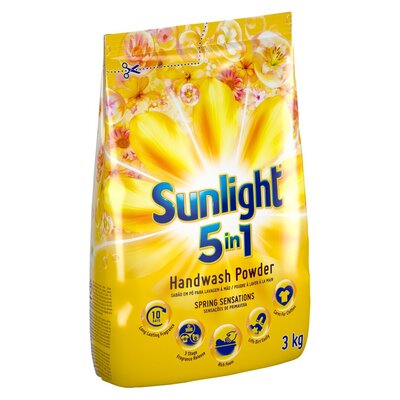 Sunlight Spring Sensations 2in1 Hand Washing Powder Detergent 3kg ...