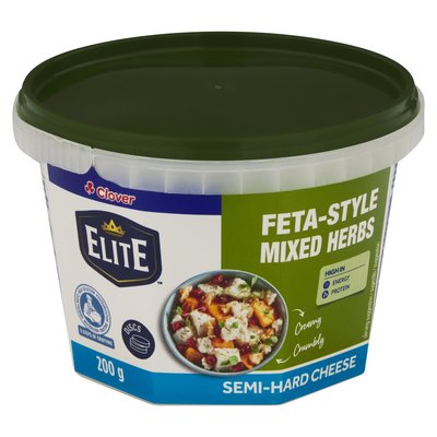 Clover Traditional Feta Cheese with Herbs 200g | PnP
