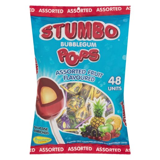 Stumbo Lollipops Assorted Flavours x 48 | PnP