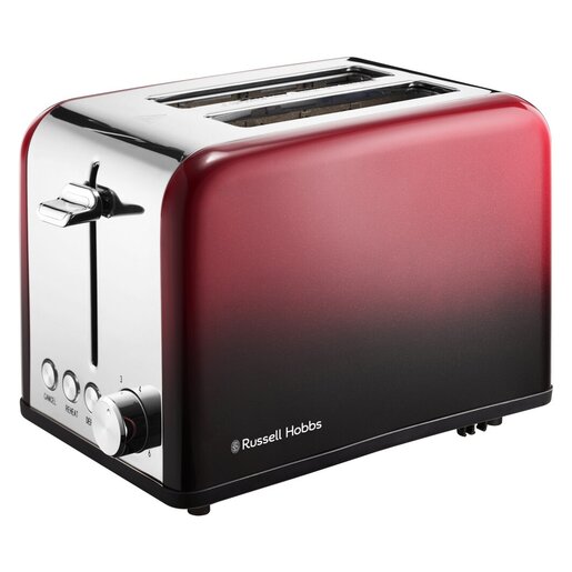 RUSSELL HOBBS Ombre 2 Slice Toaster Red | PnP