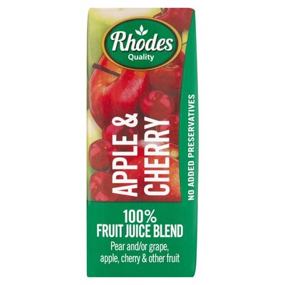 Rhodes 100% Apple & Cherry Fruit Juice Blend 200ml | PnP