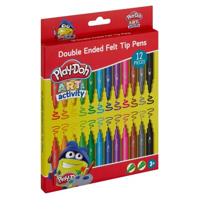 Play Doh 12 Double Ended Felt Tip Pens | PnP
