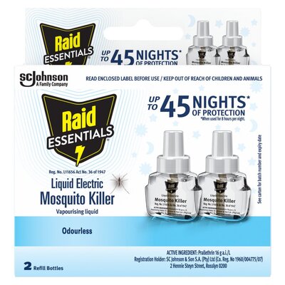 Raid Essentials Liquid Electric Refill 33ml | PnP
