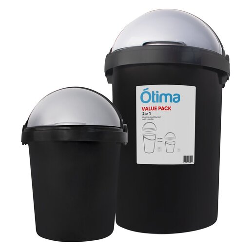 Otima Dustbin Promo 25L+12L Fliptop Bin | PnP