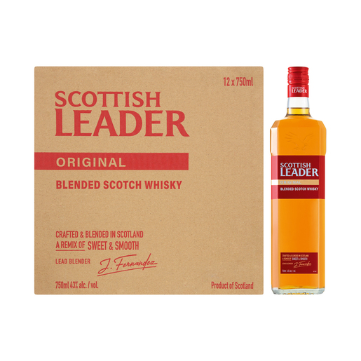 Scottish Leader Original Blend Whisky 750 ml x 12 | PnP