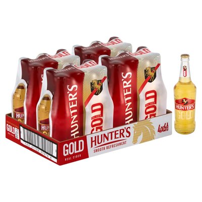 Hunters Gold Cider Can 6 x 440ml | PnP