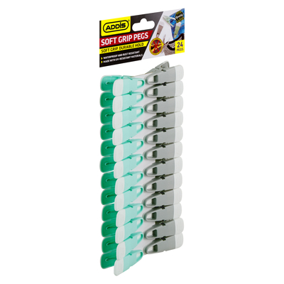 Addis Soft Grip Pegs 24 Pack | PnP