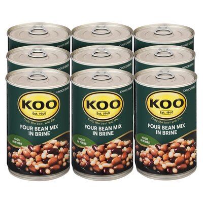 Koo Four Bean Mix in Brine 410g x 12 | PnP