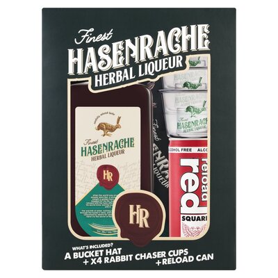 Hasenrache Herbal Liqueur & Red Square Reload Gift Pack 750ml | PnP