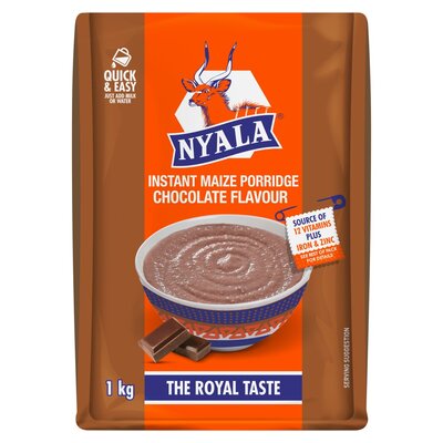 Nyala Chocolate Flavour Instant Maize Porridge 1kg | PnP