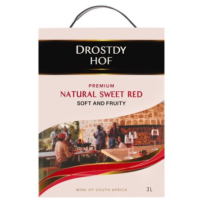 Drostdy Hof Natural Sweet Red 3L x 48 | PnP