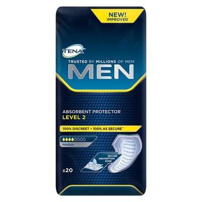 Tena Men Level 2 Absorbent Protector 20 Pack | PnP