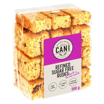 Cani Rusks Refined Sugar Free 500g PnP