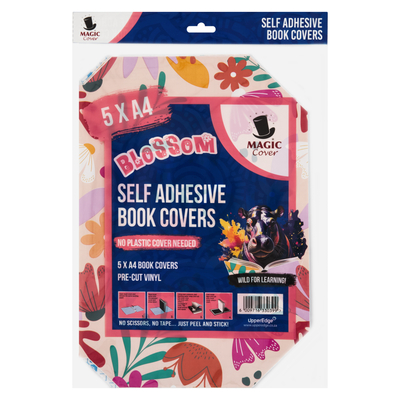 Magic A4 Original Self Adhesive Book Cover 5 Pack | PnP