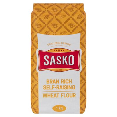Sasko Self Raising Bran Flour 1kg | PnP