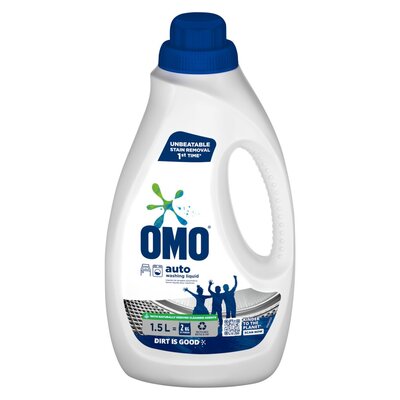 Omo Stain Removal Auto Washing Liquid Detergent 1.5L | PnP